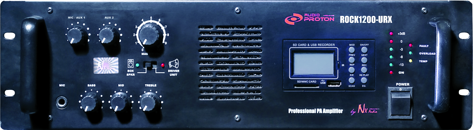 Nx Audio ROCK1200 URX PA Amplifier - DJPundits